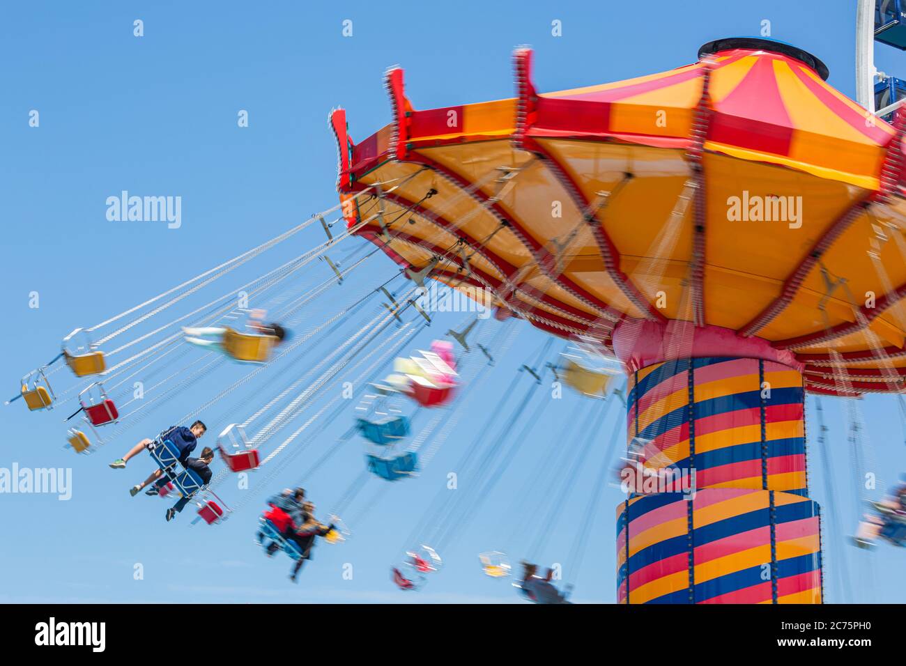 Navy Pier Carousel, Chicago, Illinois, USA Stock Photo - Alamy