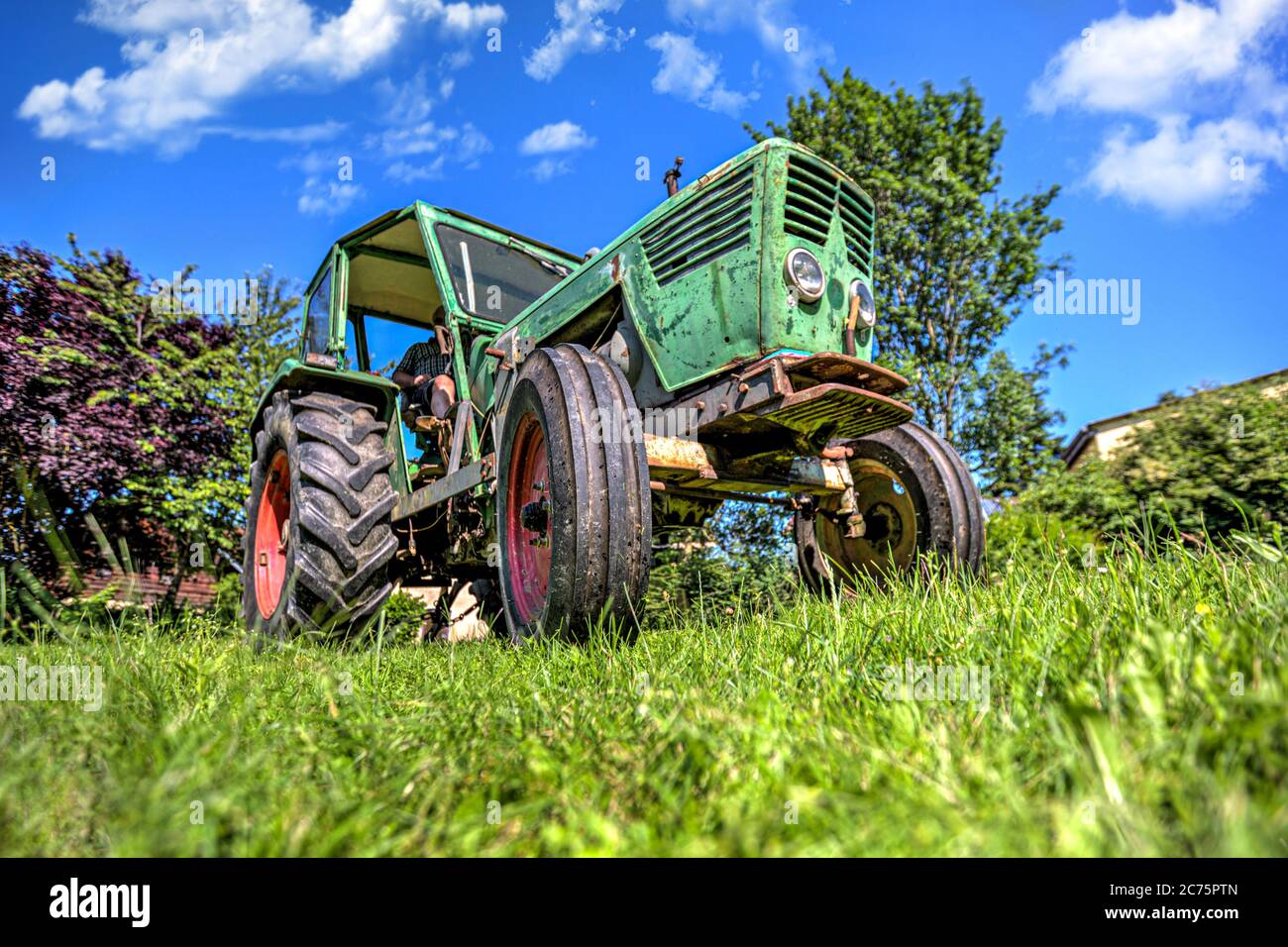 Ranch tractors hi-res stock photography and images - Alamy