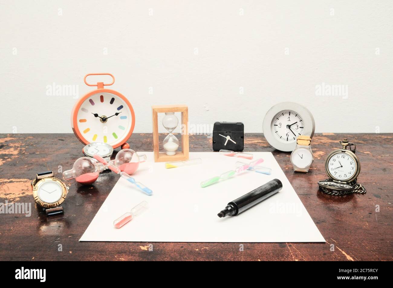 A Concept Based on an Educational Time for Learning Stock Photo - Alamy