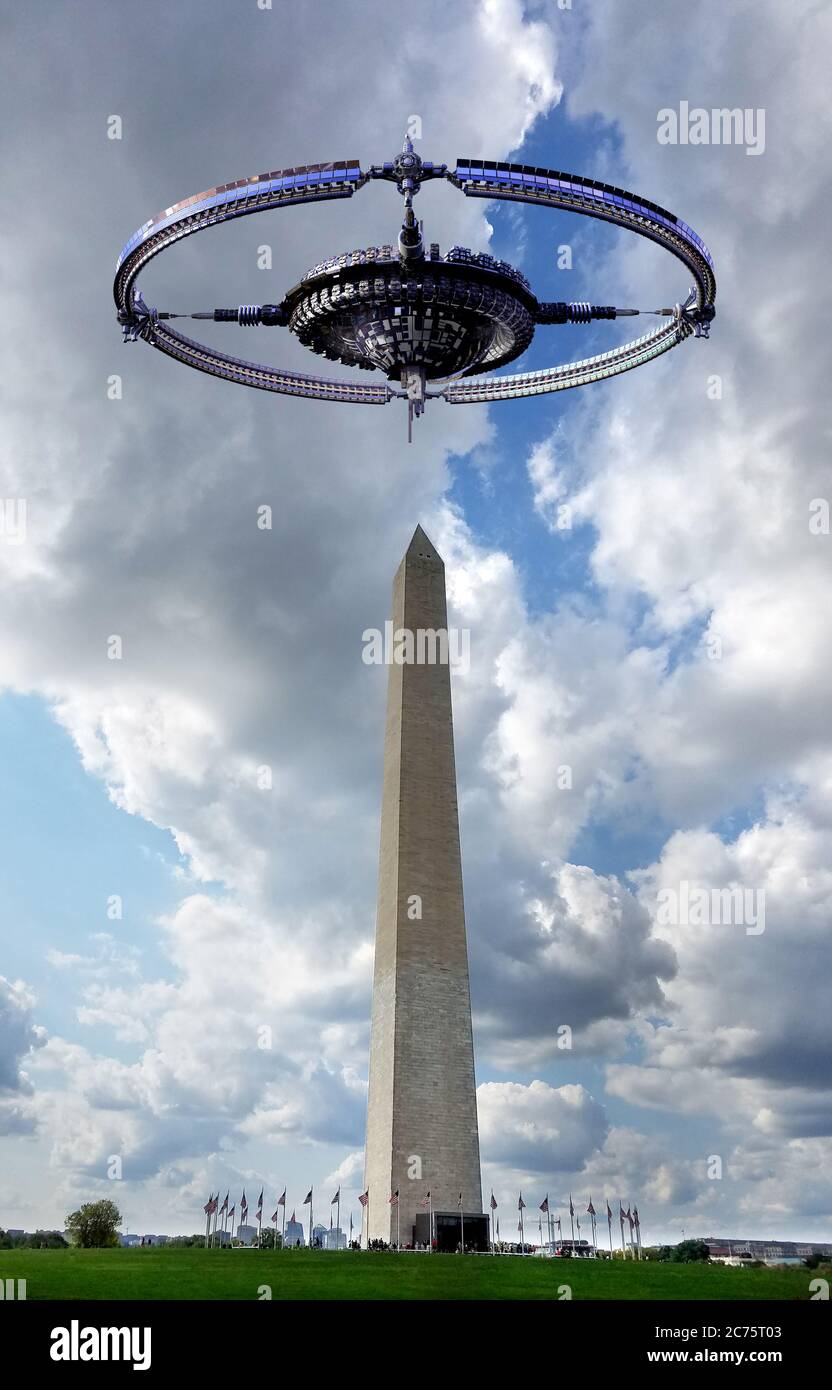 Washington Monument Vesica Piscis
