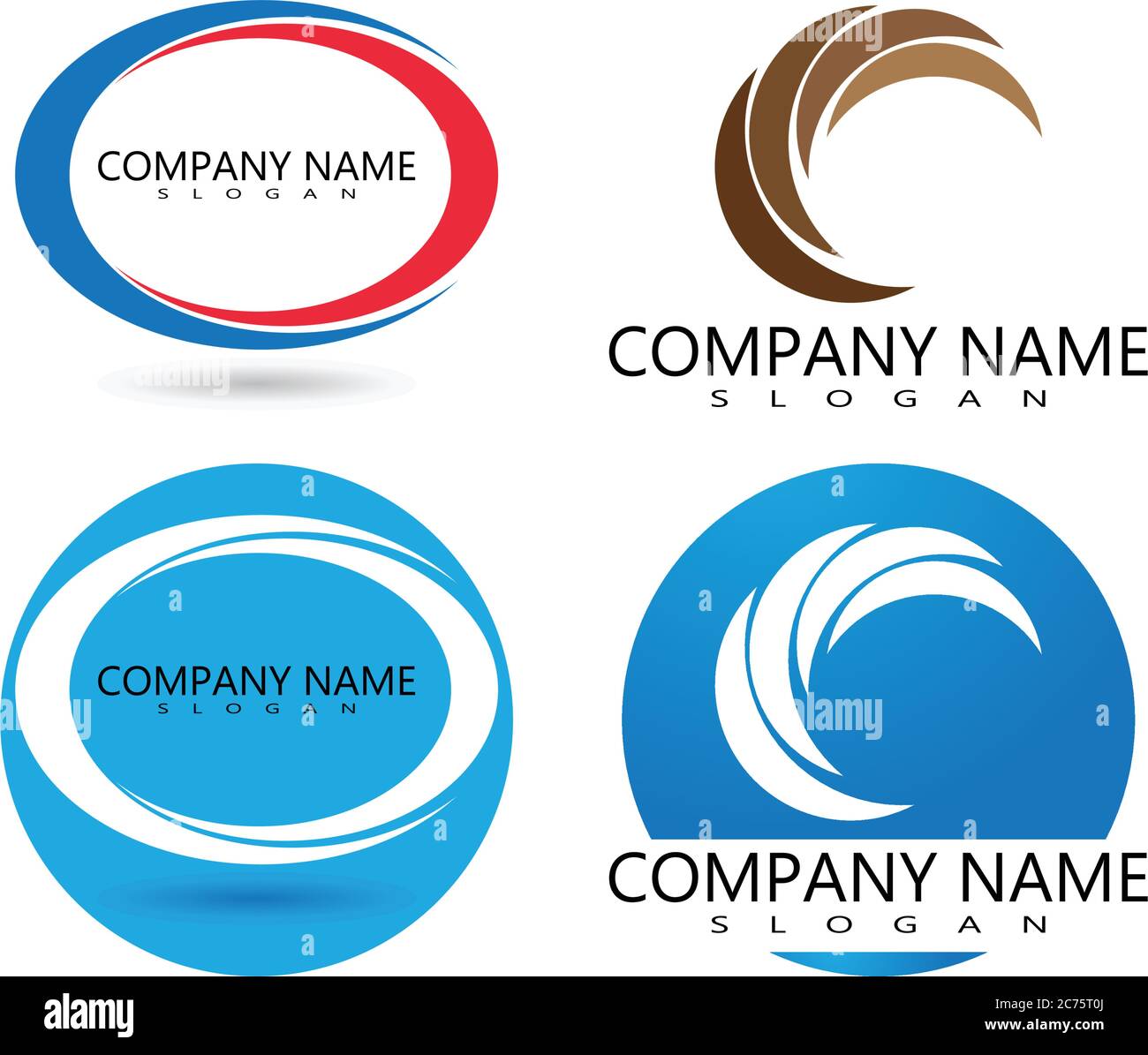 circle logo vector template illustration Stock Vector Image & Art - Alamy