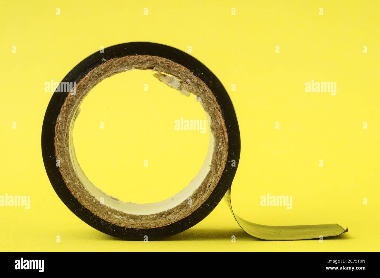 Round Adhesive Sticky New Insulation Tape Roll Stock Photo - Alamy