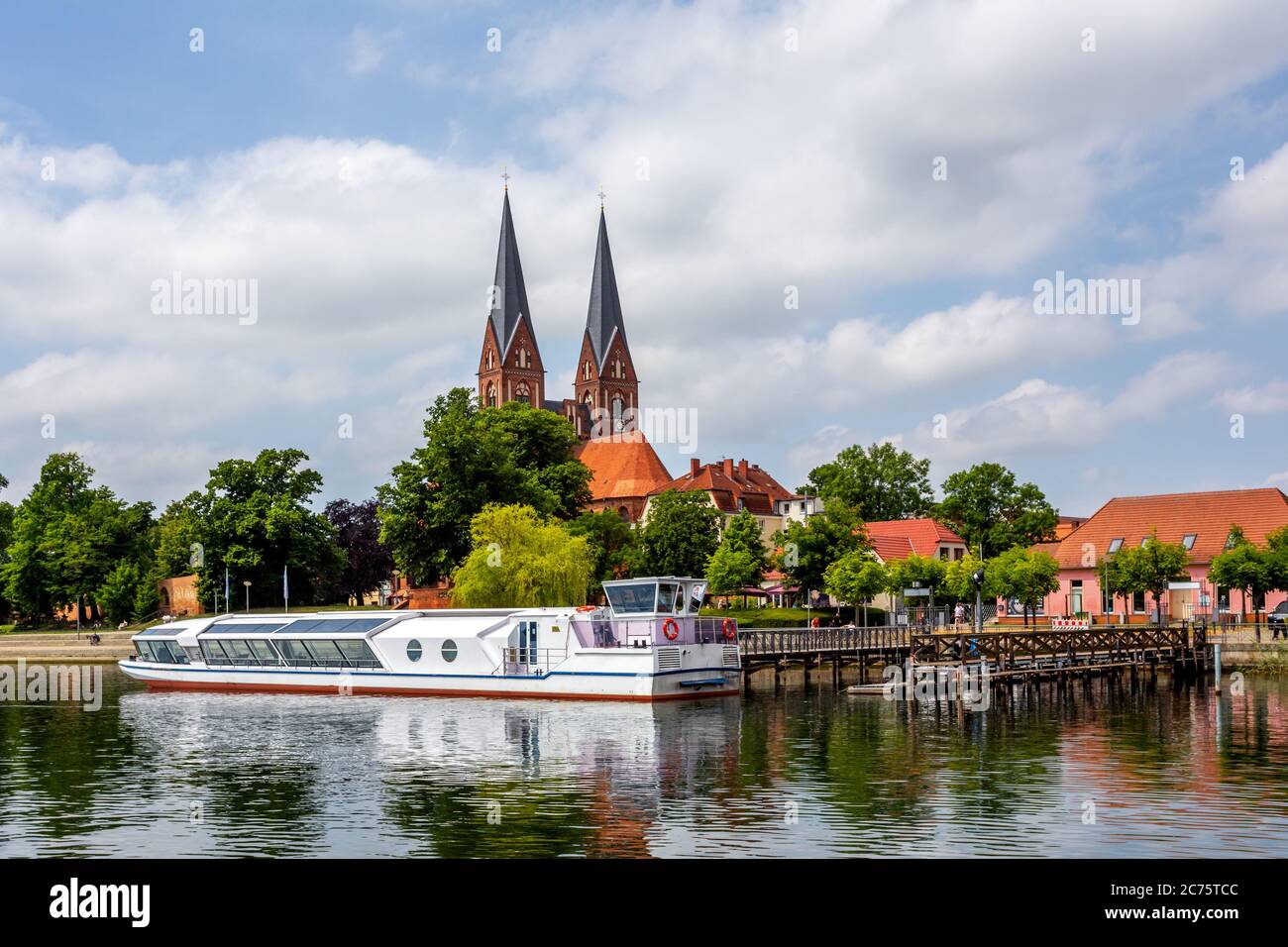 Neuruppin, Panorama, Ruppin Lake, Germany Stock Photo - Alamy