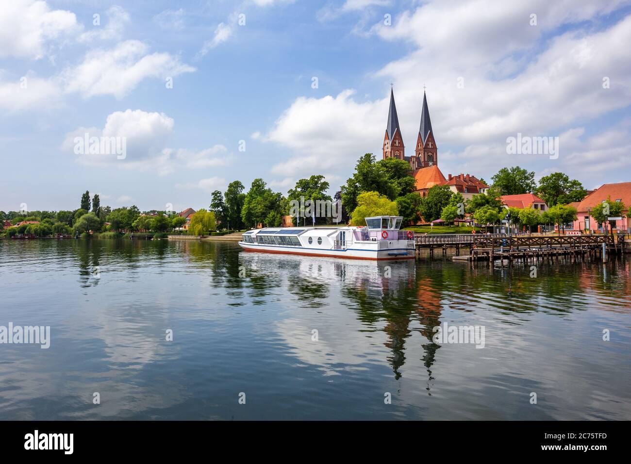 Neuruppin, Panorama, Ruppin Lake, Germany Stock Photo - Alamy