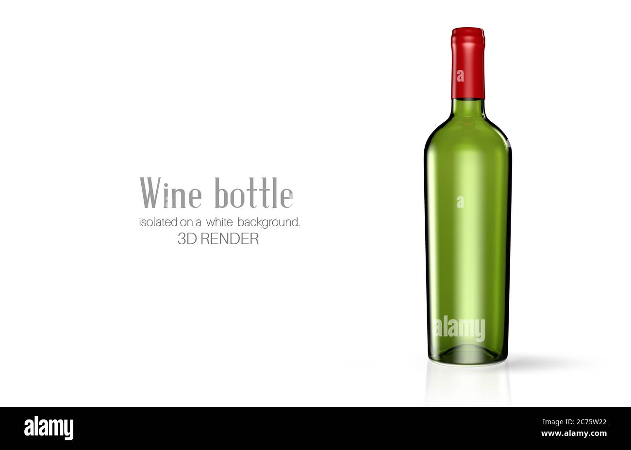 Bottle render template hi-res stock photography and images - Alamy