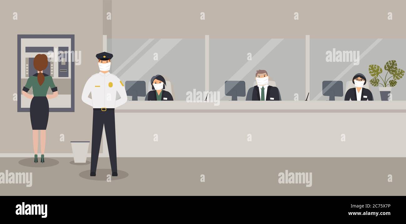 Bank teller counter hi-res stock photography and images - Alamy