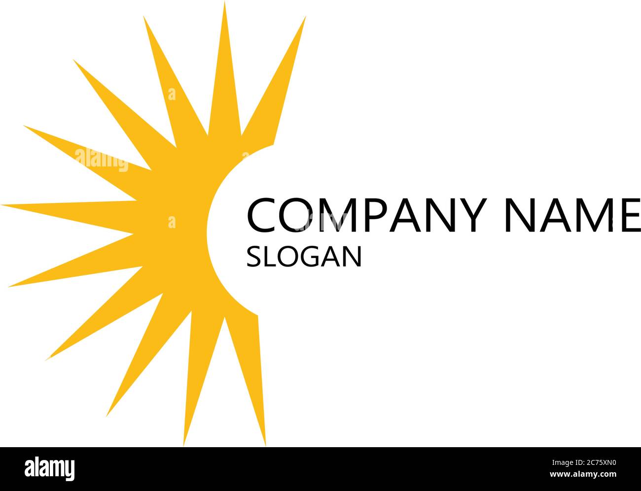 sun ilustration logo vector icon template Stock Vector Image & Art - Alamy