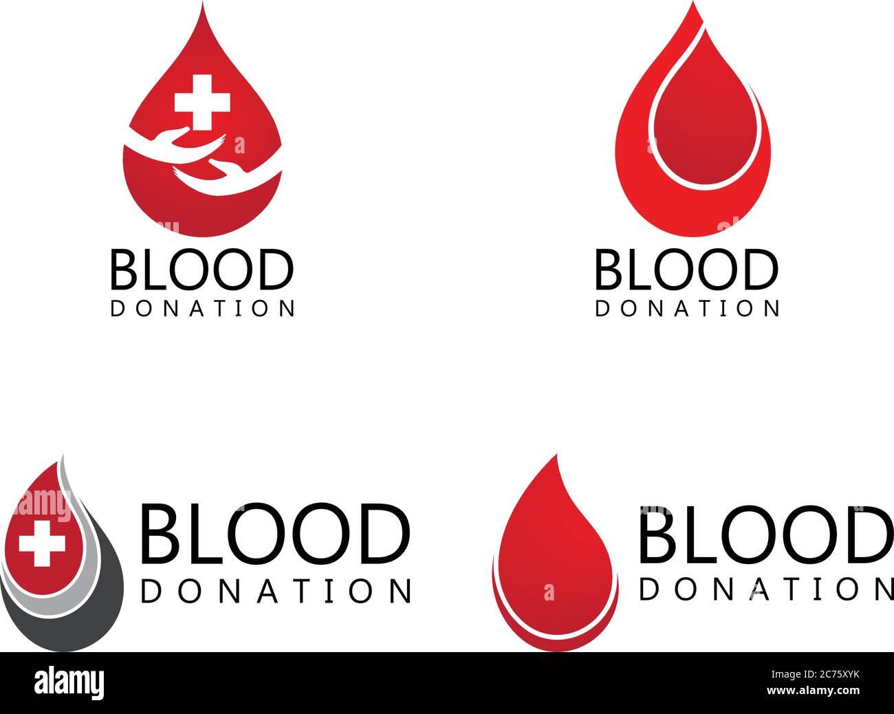 Blood ilustration logo hi-res stock photography and images - Alamy