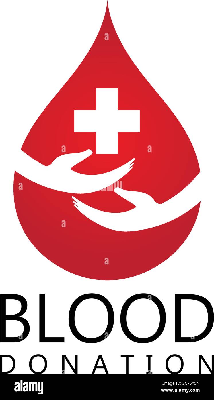 Blood ilustration logo vector template Stock Vector Image & Art - Alamy