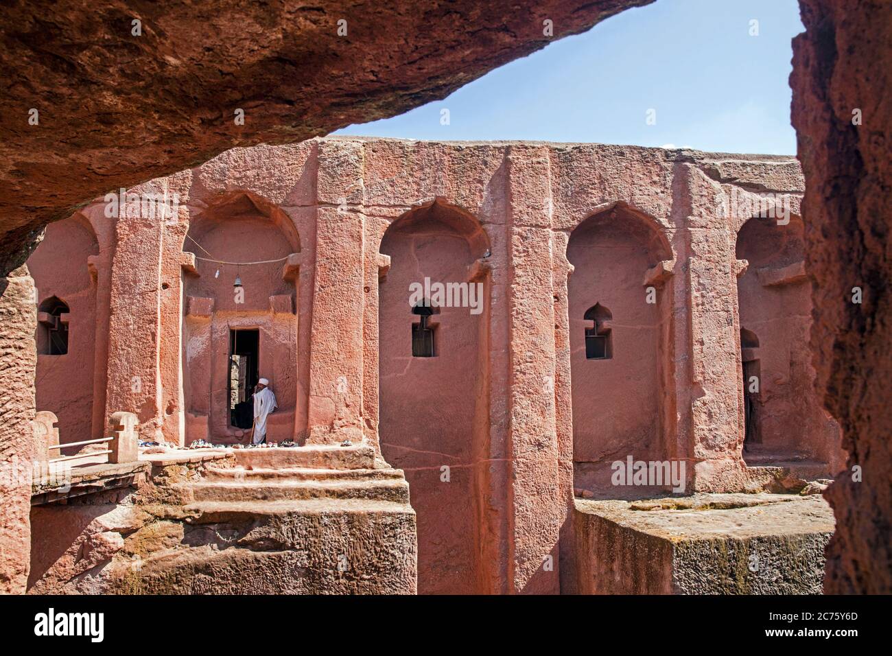 Biete Gabriel-Rufael / Beta Gabriel Rafael church, underground monolith ...