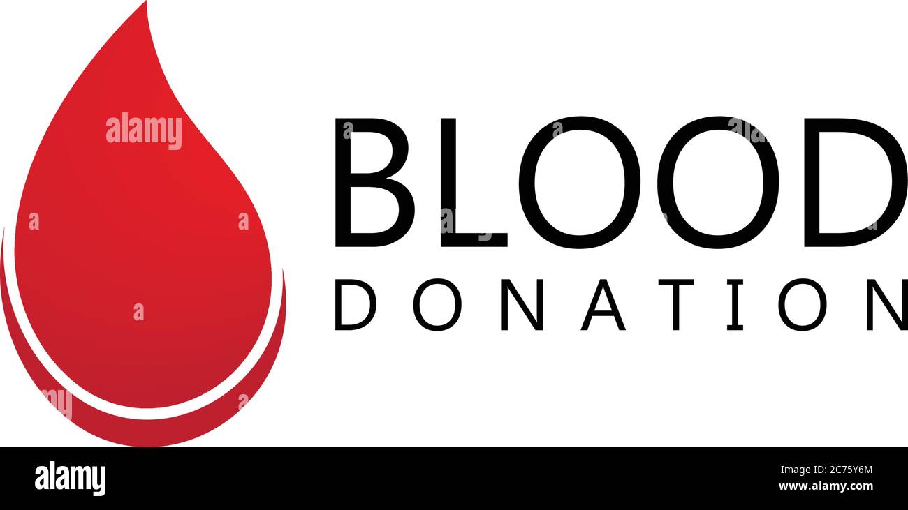 Blood ilustration logo vector template Stock Vector Image & Art - Alamy