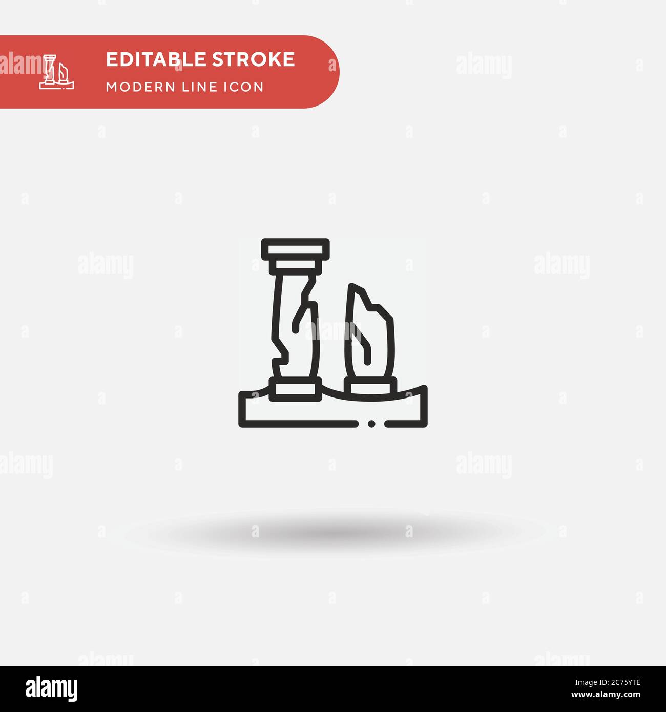 Ancient acropolis ruins Stock Vector Images - Alamy