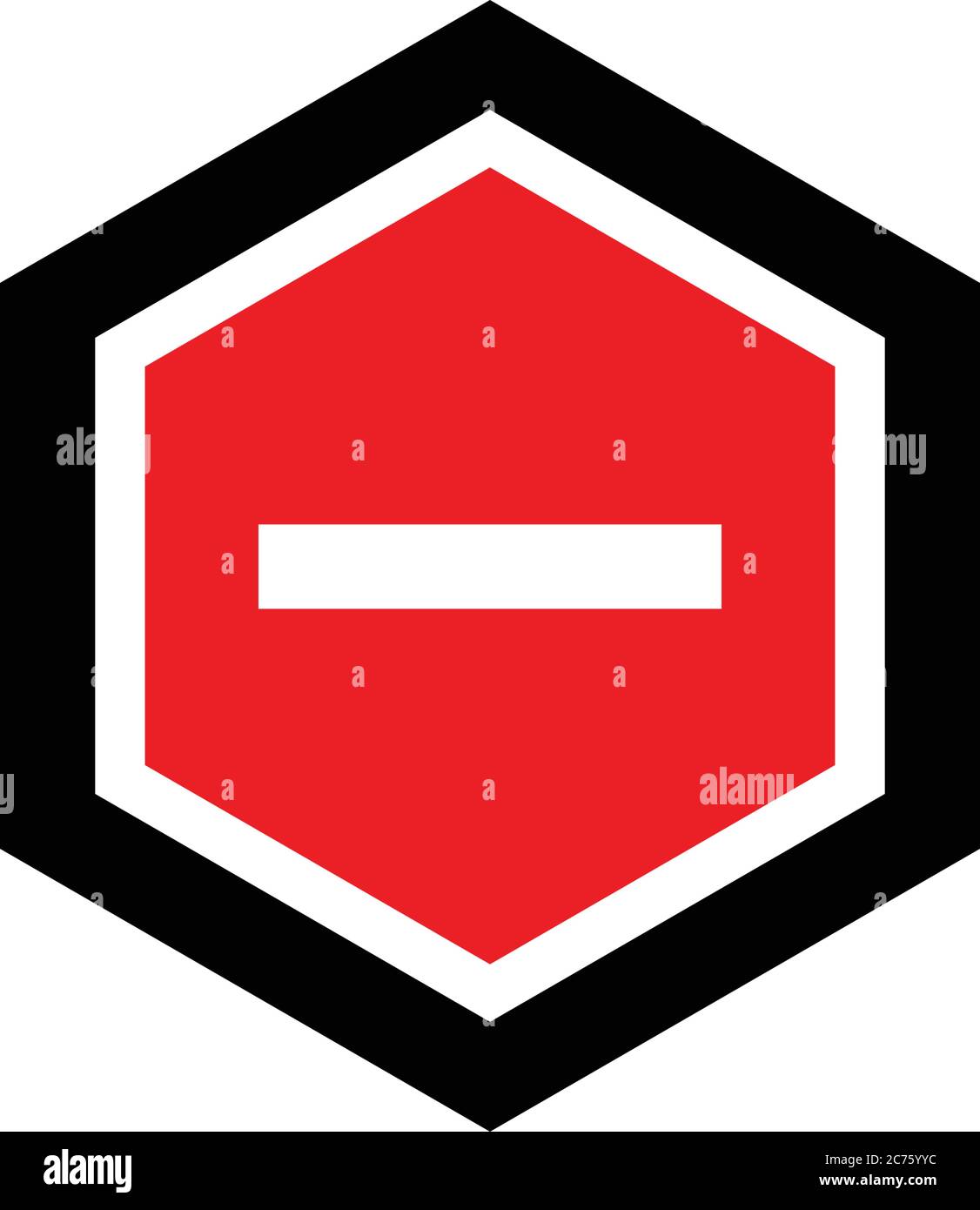 stop logo icon vector template illustration Stock Vector Image & Art ...