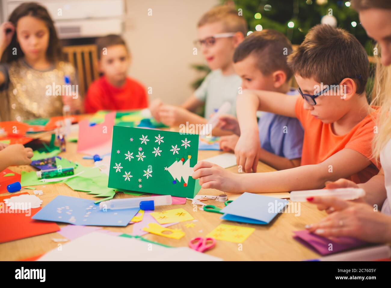 Kids class greeting cards hi-res stock photography and images - Alamy