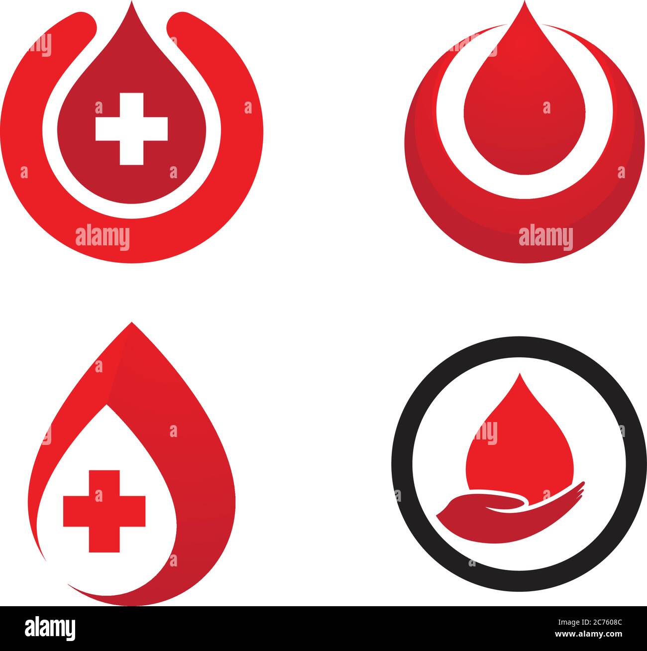Blood ilustration logo vector template Stock Vector Image & Art - Alamy