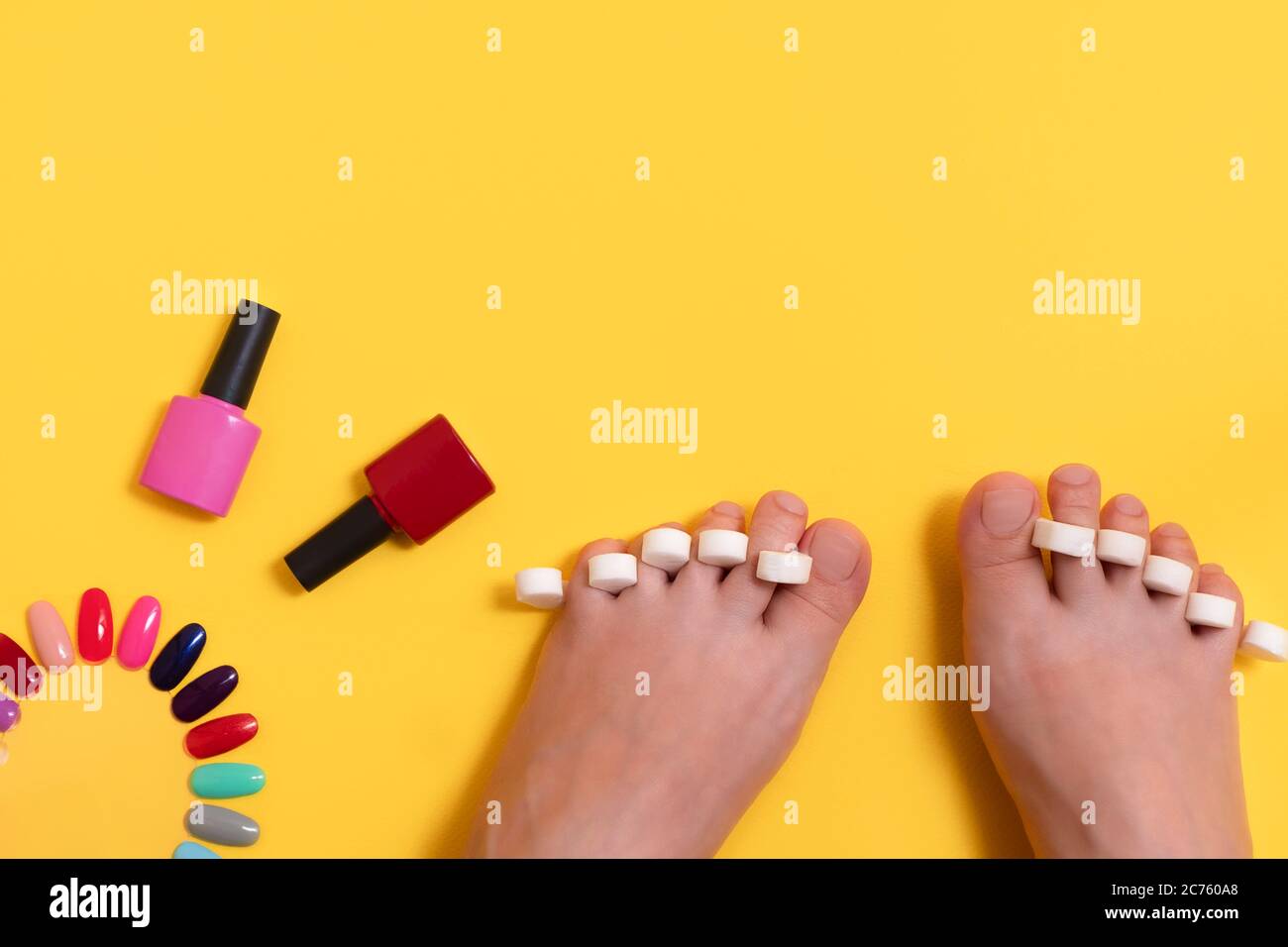 Beauty and woman and pedicure hi-res stock photography and images - Alamy