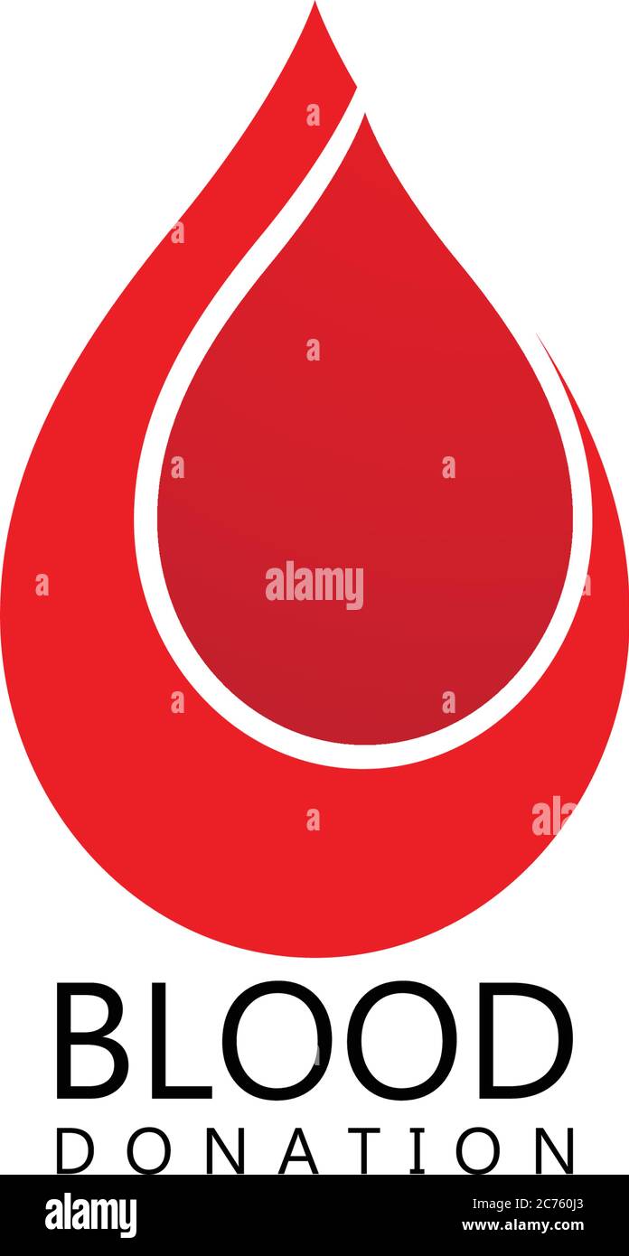 Blood ilustration logo vector template Stock Vector Image & Art - Alamy