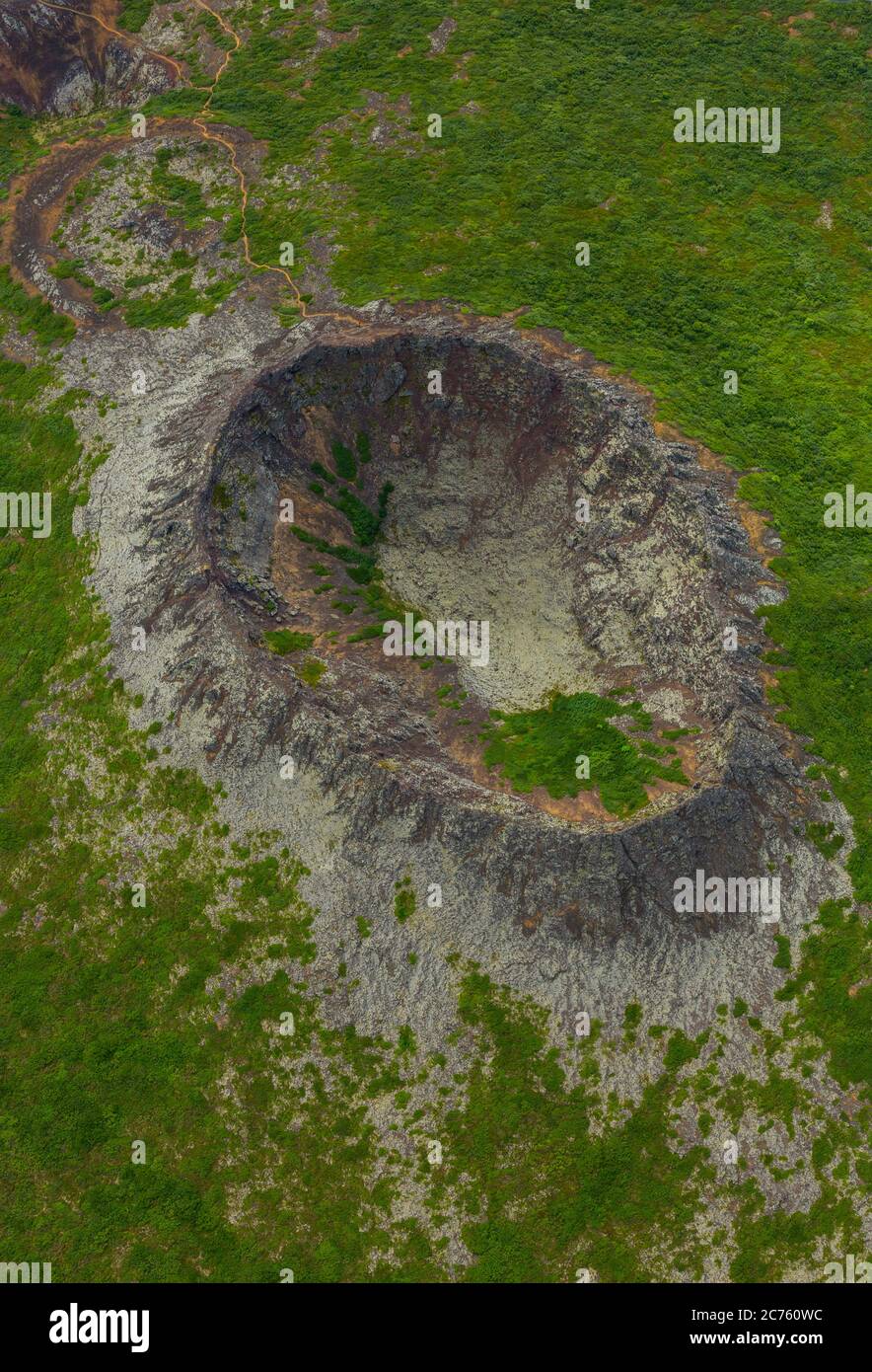 Eldborg crater, Iceland, Europe Stock Photo - Alamy