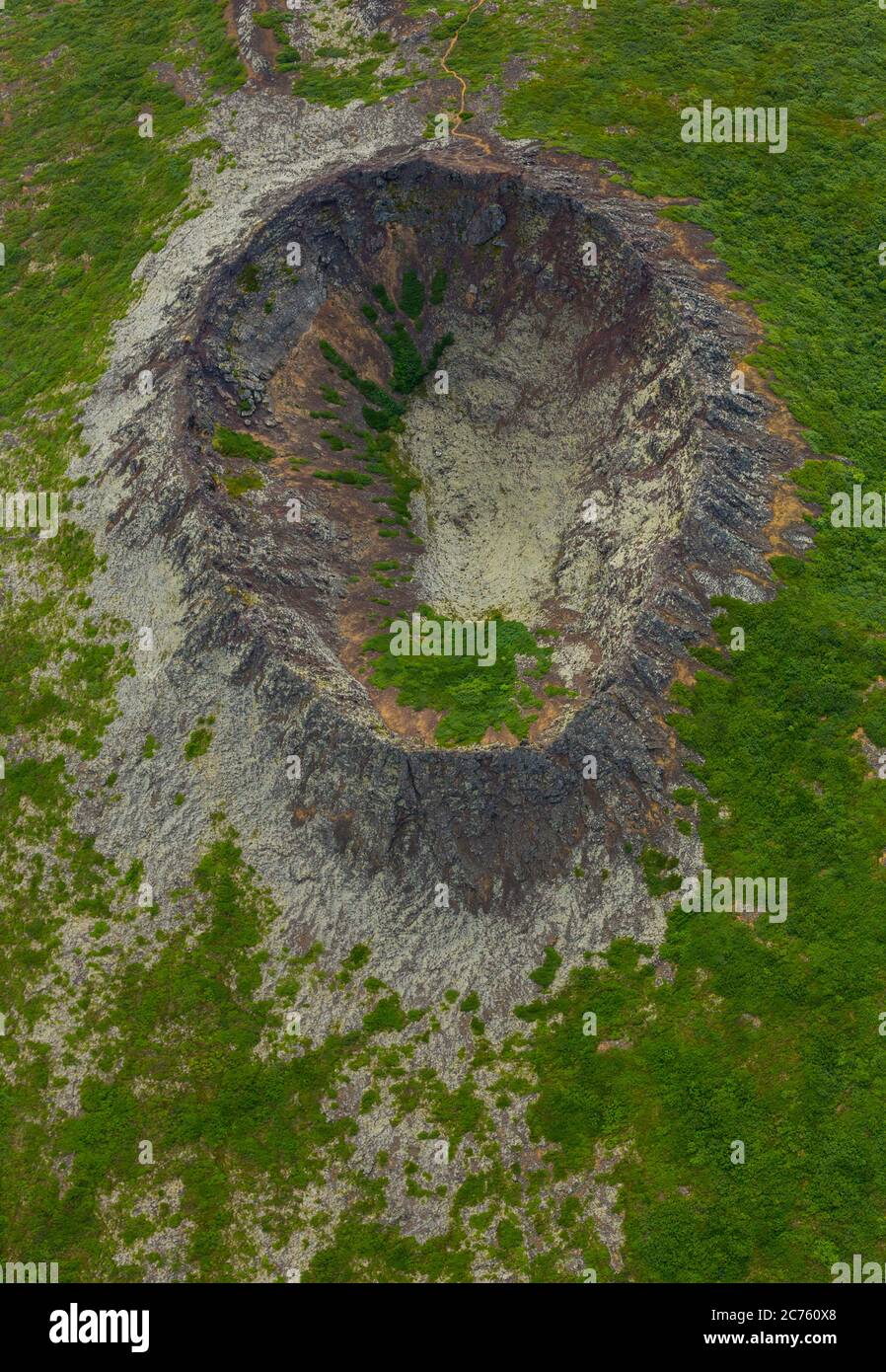 Eldborg crater, Iceland, Europe Stock Photo - Alamy