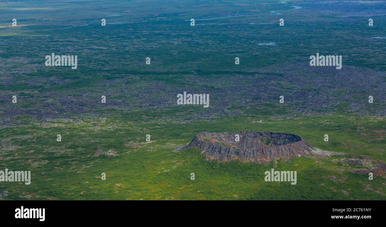 Eldborg crater, Iceland, Europe Stock Photo - Alamy