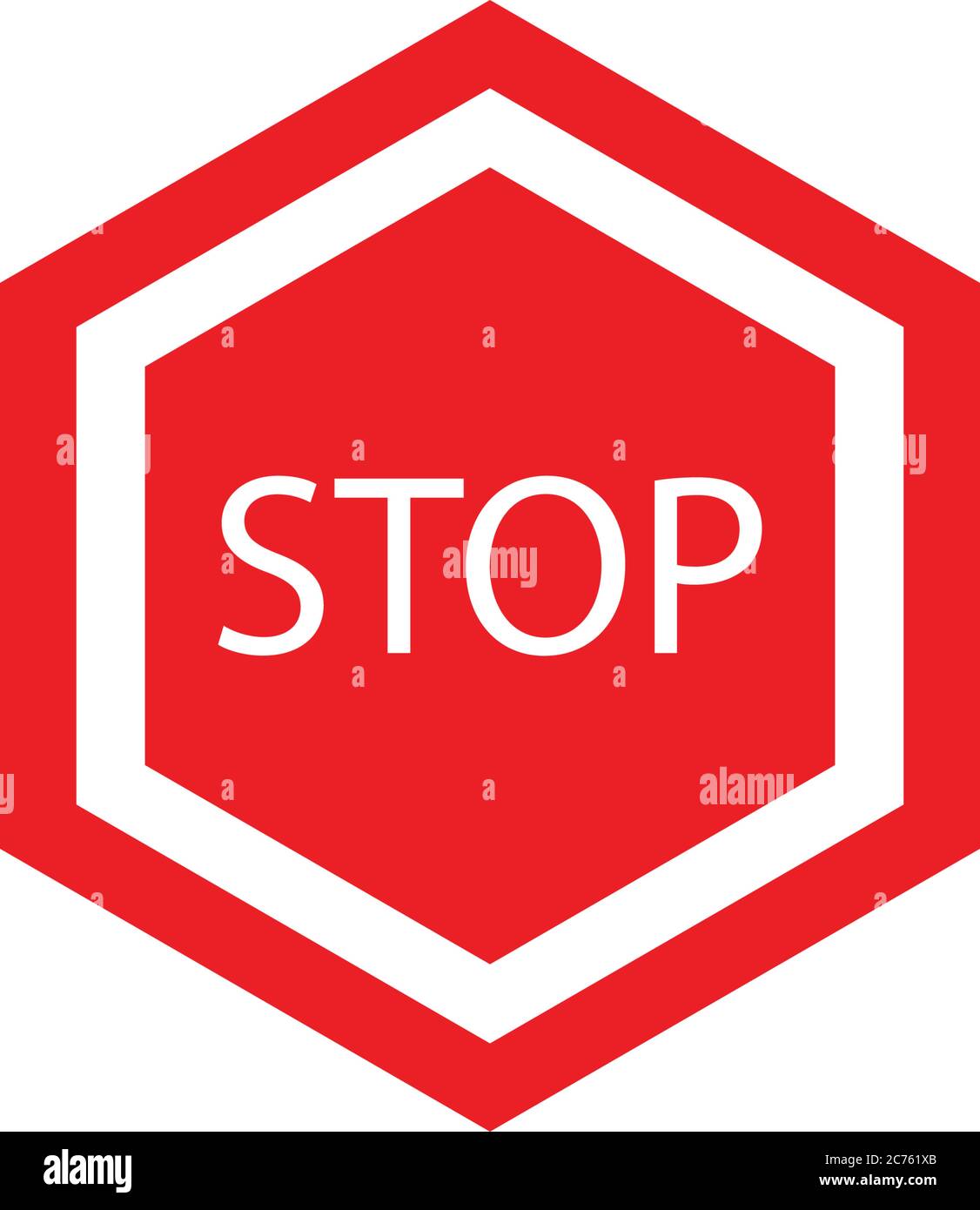 stop logo icon vector template illustration Stock Vector Image & Art ...