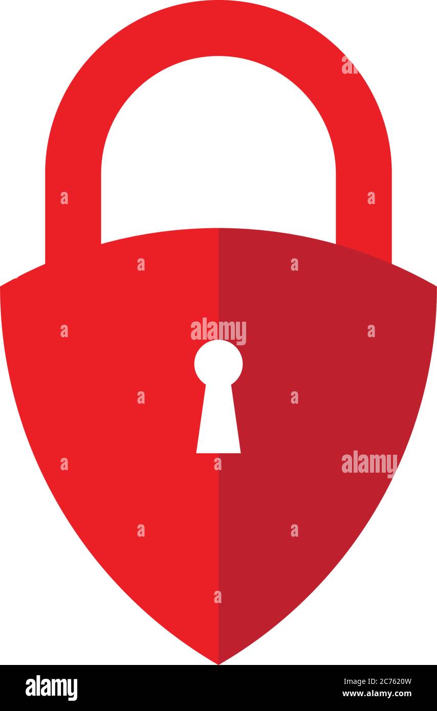 padlock logo icon vector template illustration Stock Vector Image & Art ...