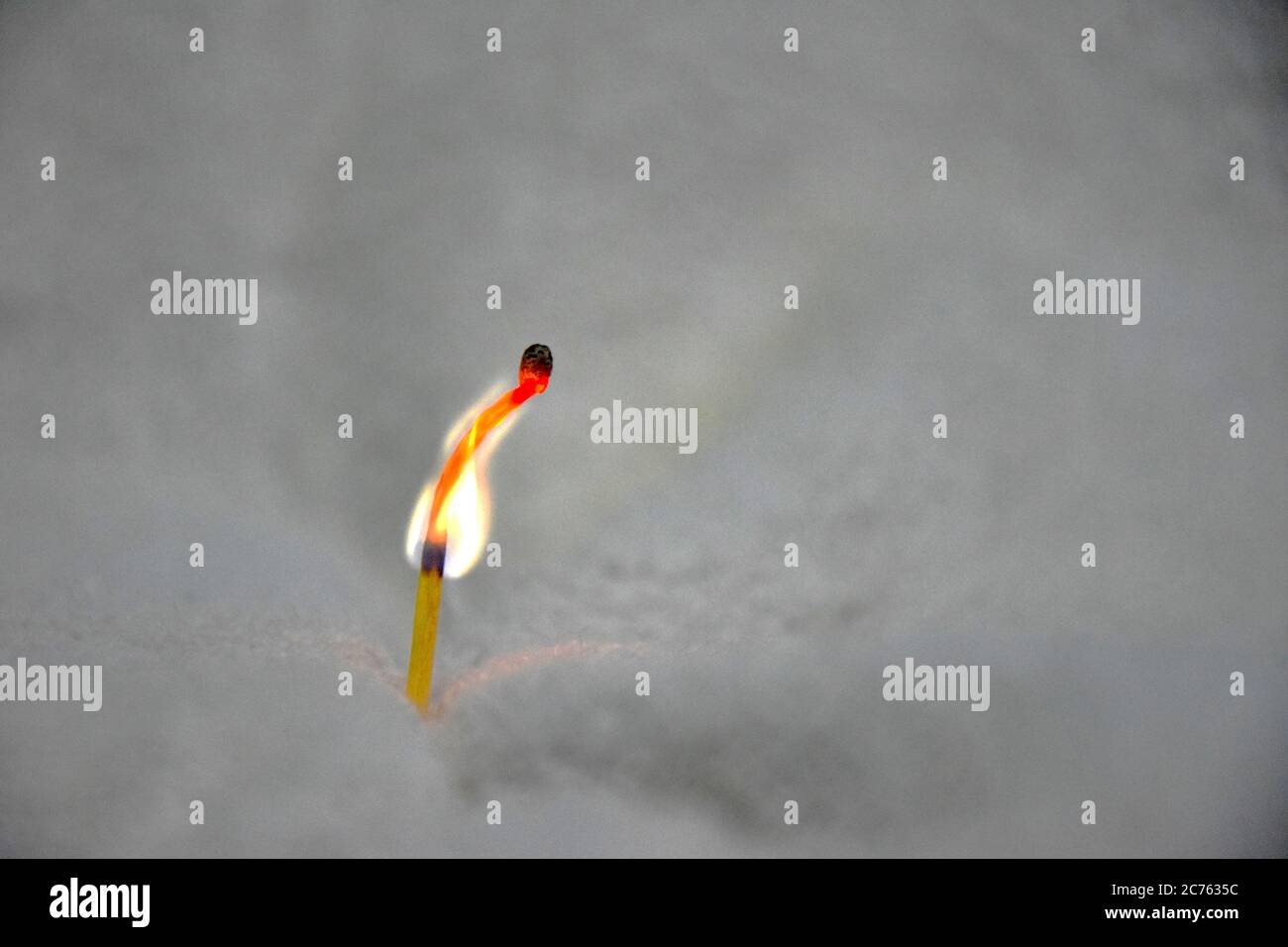 Match on fire Stock Photo - Alamy