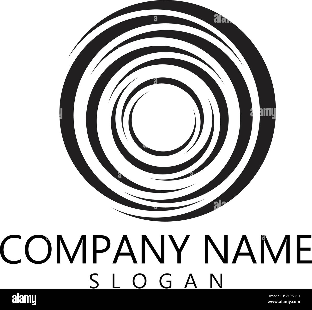 circle logo vector template illustration Stock Vector Image & Art - Alamy