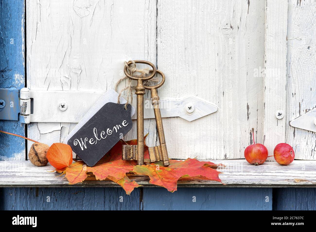 Welcome at home Stock Photo - Alamy