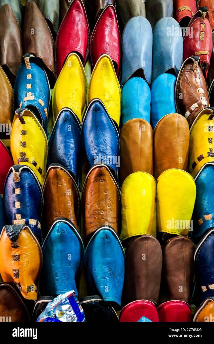 colorful shoes in the market, beautiful photo digital picture Stock ...