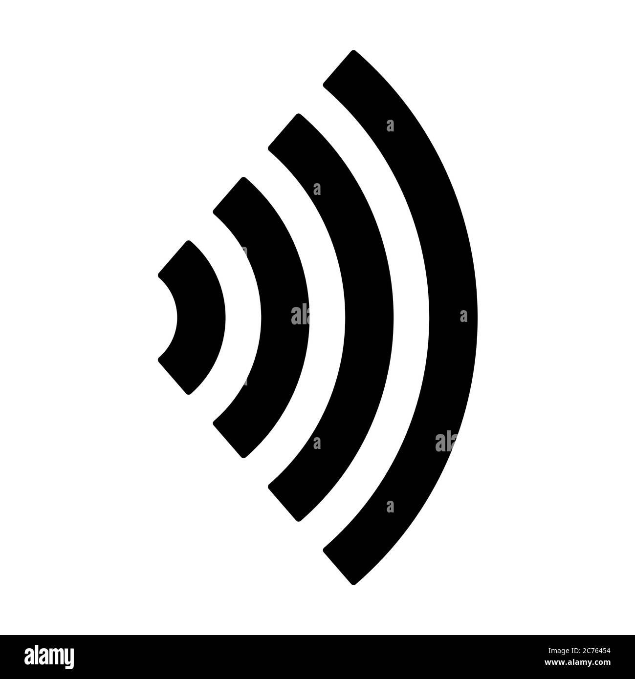 Vector icon symbol contactless payment system. Isolated illustration ...