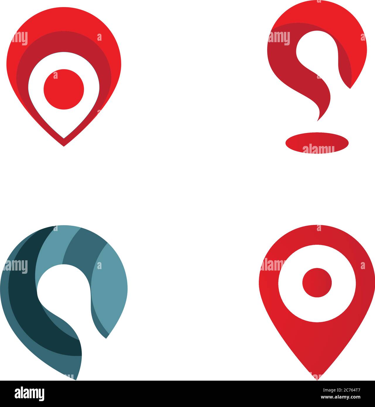 Location point Logo vector template Stock Vector Image & Art - Alamy