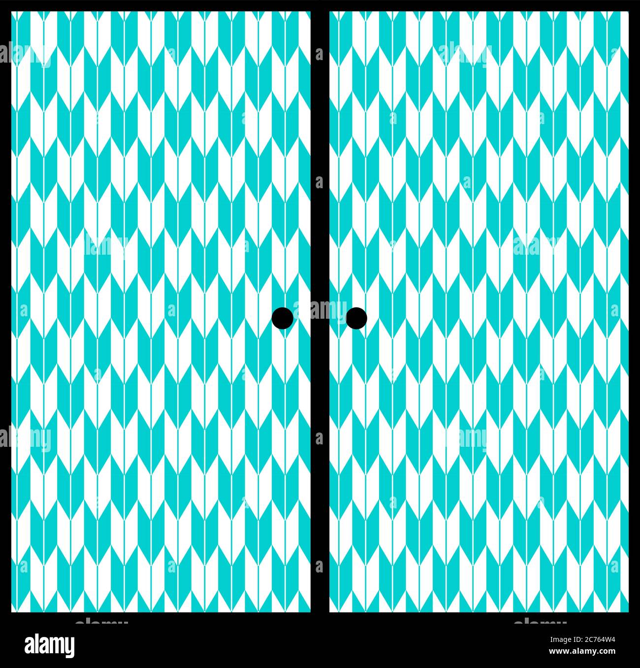 This is a illustration of Beautiful Japanese sliding door Stock Vector ...