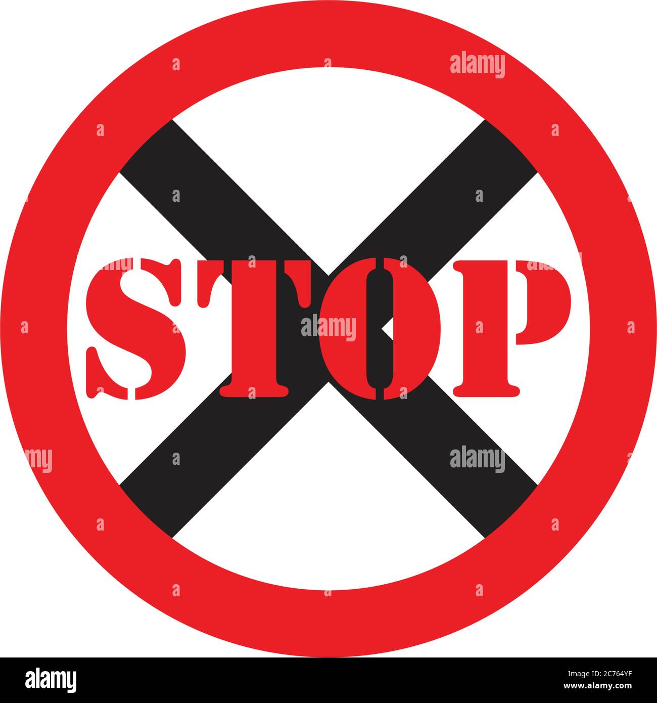 stop logo icon vector template illustration Stock Vector Image & Art ...