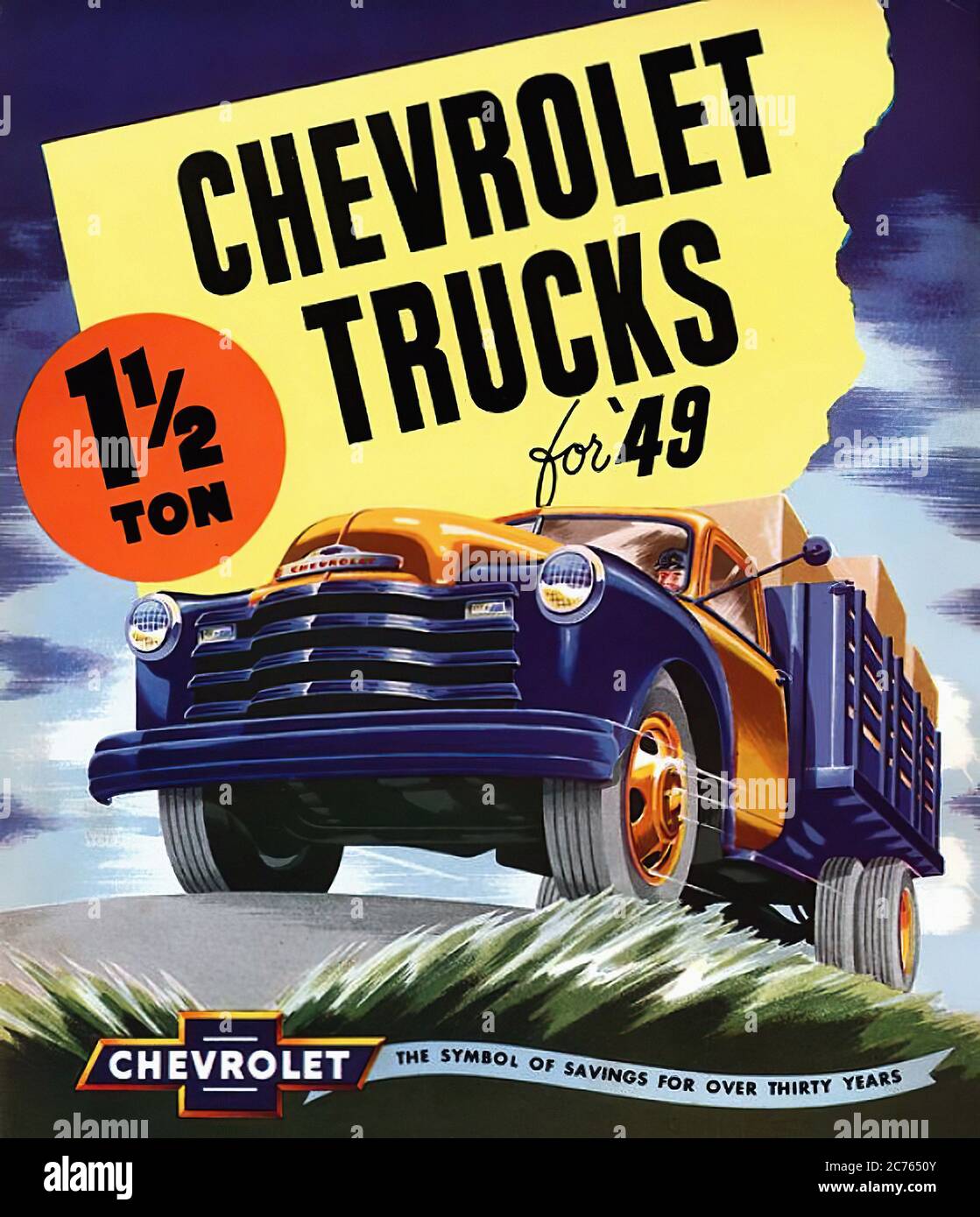 Chevrolet Trucks Vintage Advertiusing From 1949 - Vintage car ...