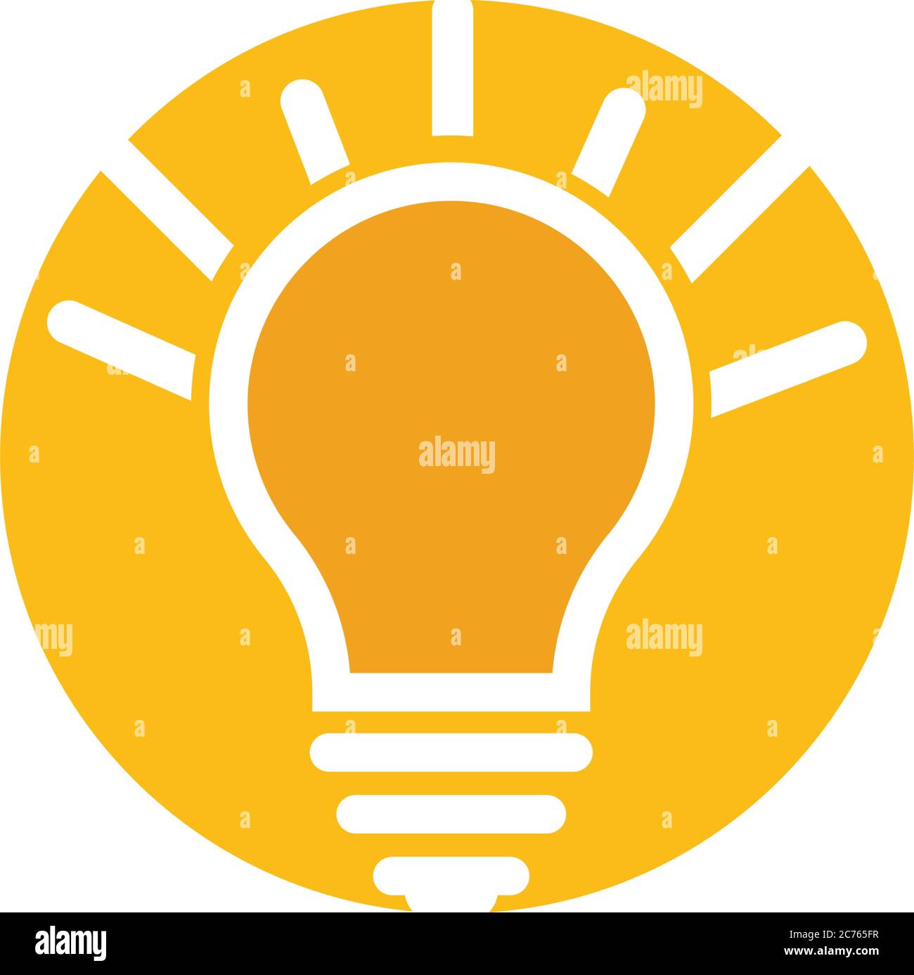 Bulb logo vector ilustration template Stock Vector Image & Art - Alamy