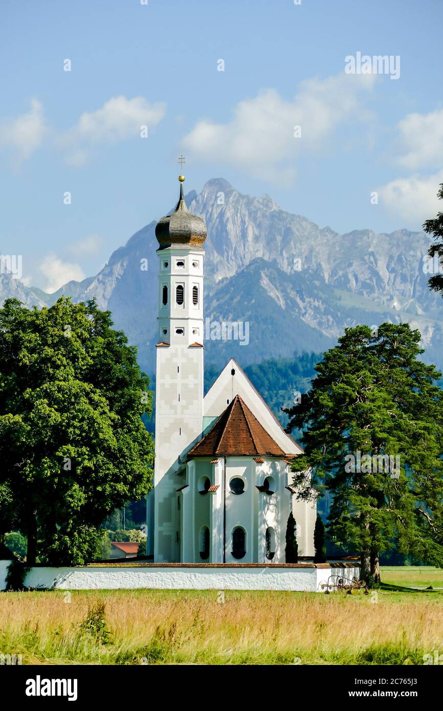 church in the mountains, beautiful photo digital picture Stock Photo ...
