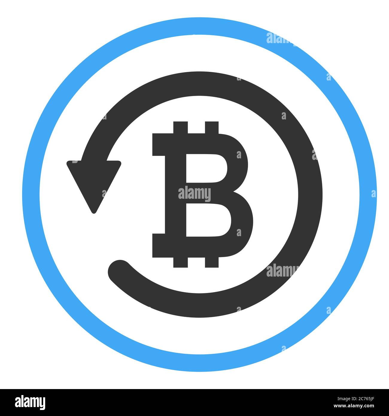 Chargeback icon symbol, return money isolated on white background Stock ...