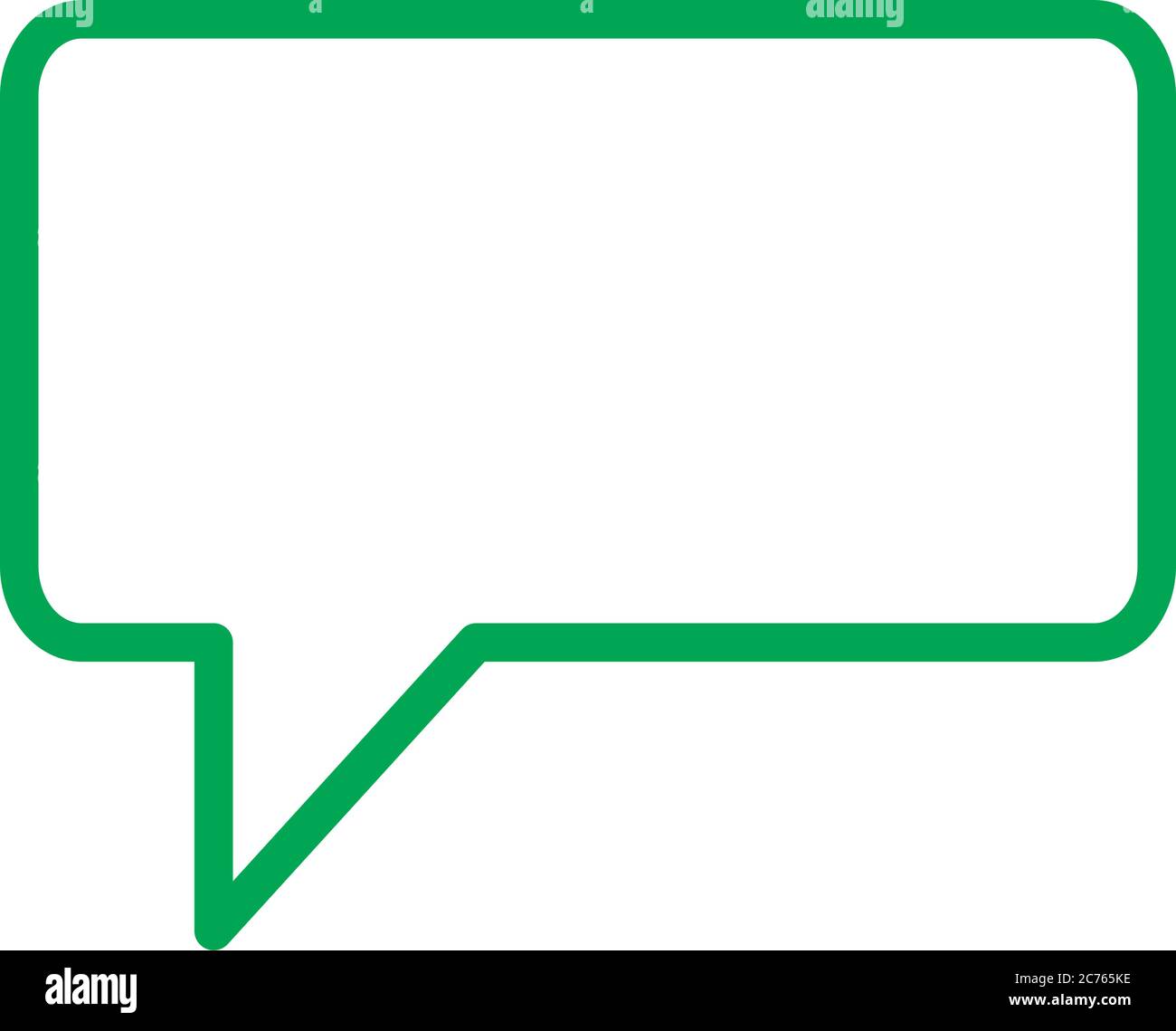 Speech bubbles vector flat icon, for web design or mobile app Stock ...