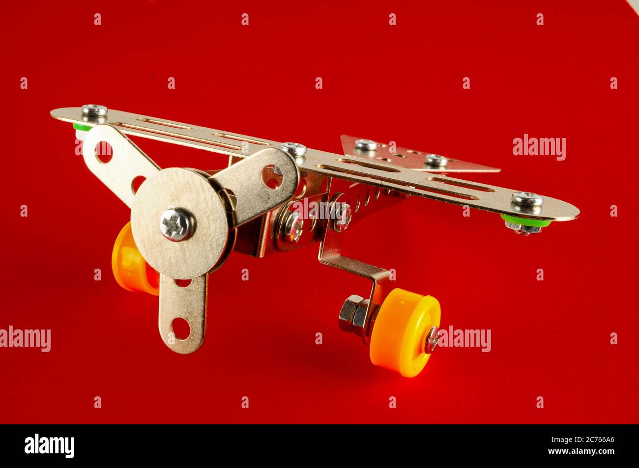 Photo picture of a Small toy metal plane airplane Stock Photo - Alamy