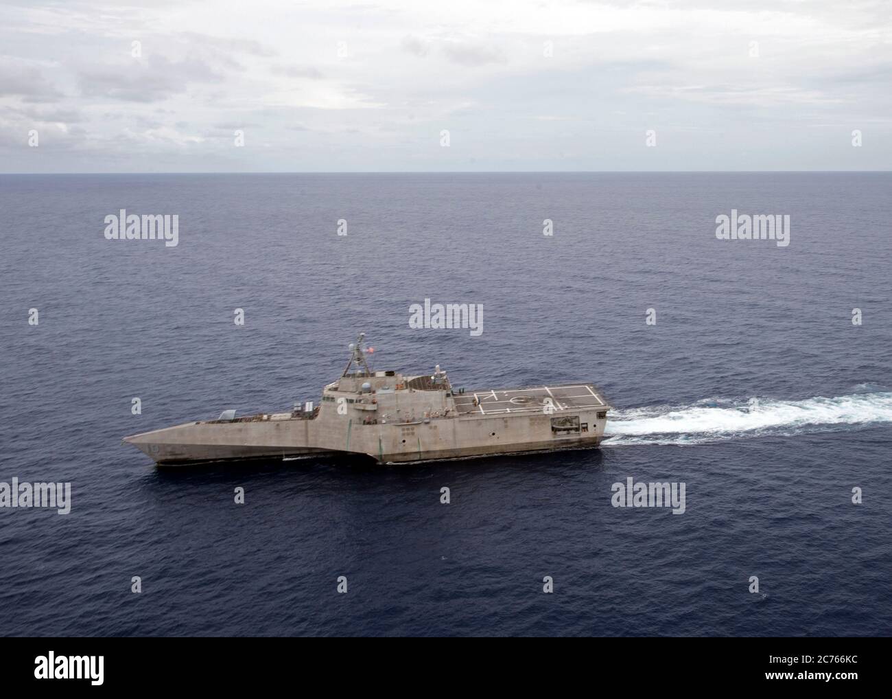 The U.S. Navy Independence-variant littoral combat ship USS Gabrielle ...