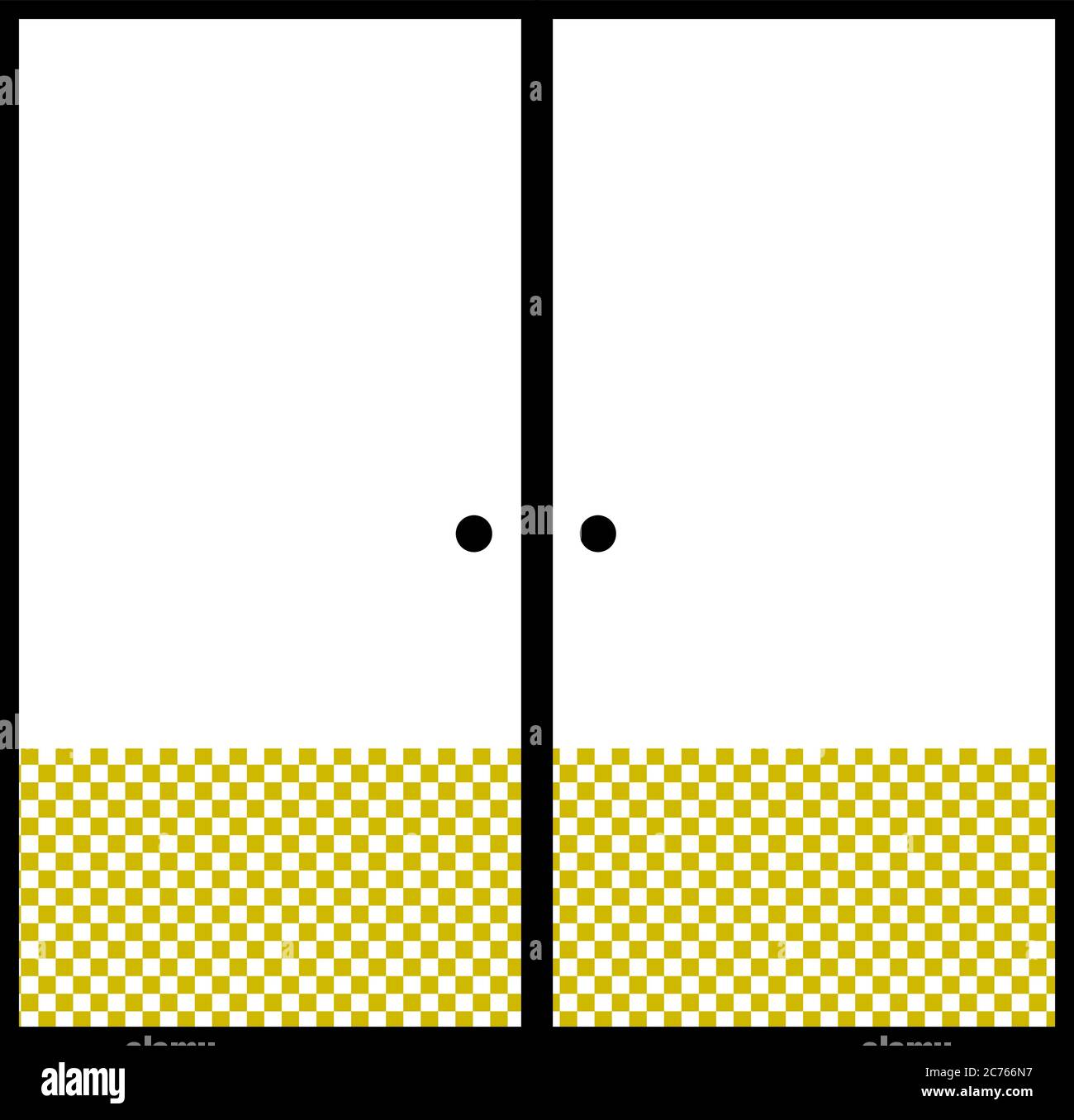 This is a illustration of Beautiful Japanese sliding door Stock Vector ...