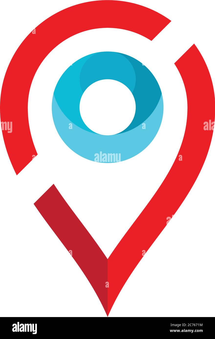 Location point Logo vector template Stock Vector Image & Art - Alamy