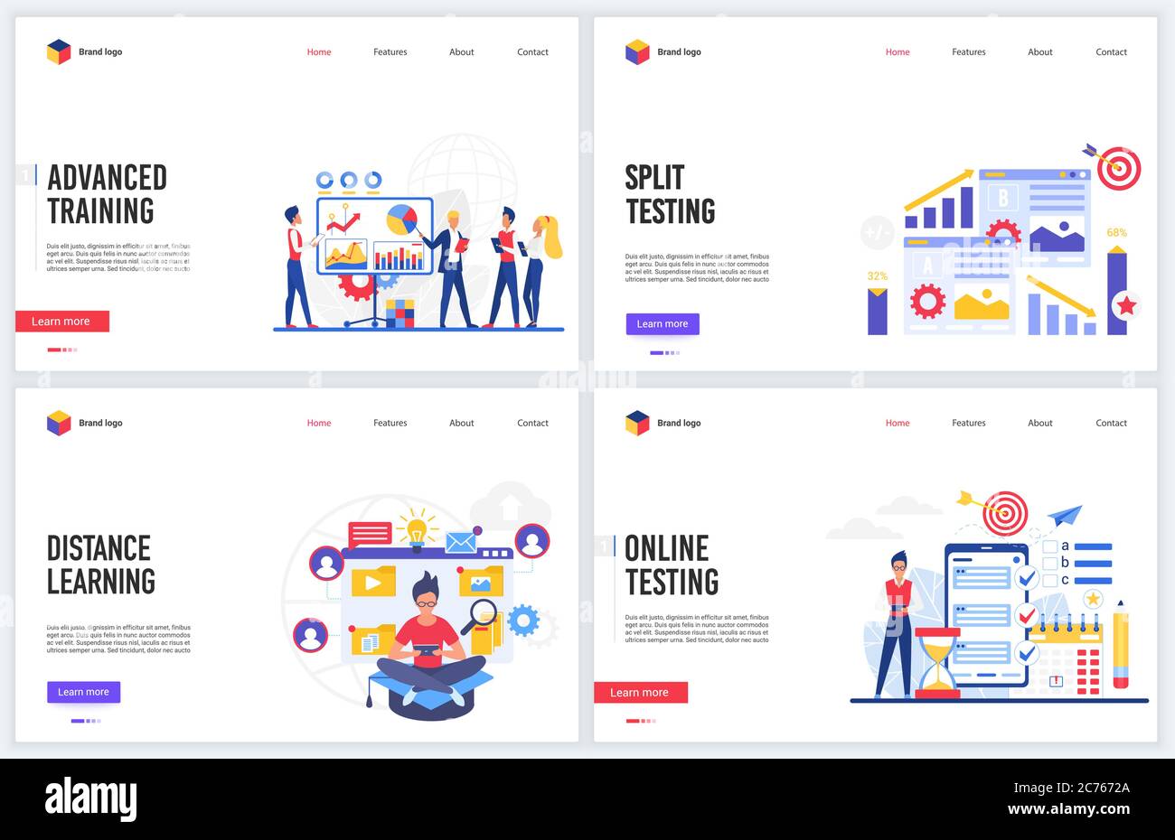 Split platform Stock Vector Images - Alamy