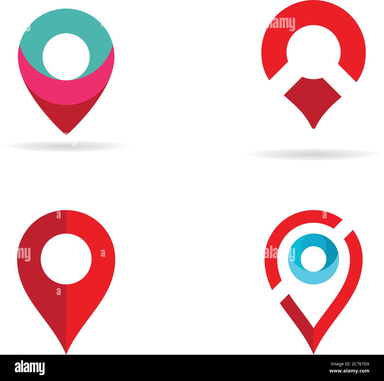 Location point Logo vector template Stock Vector Image & Art - Alamy