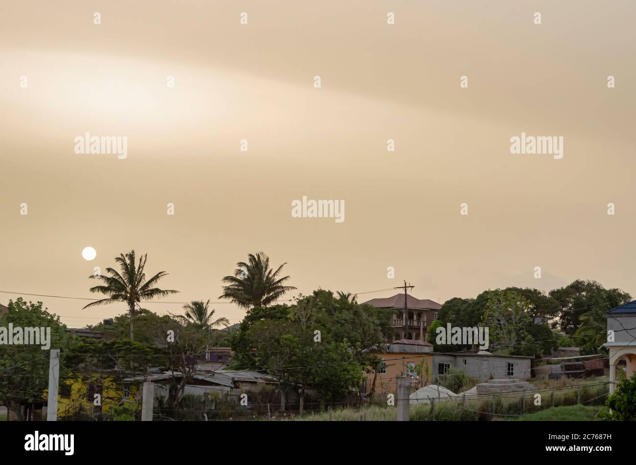 Sahara dust clouds hi-res stock photography and images - Alamy