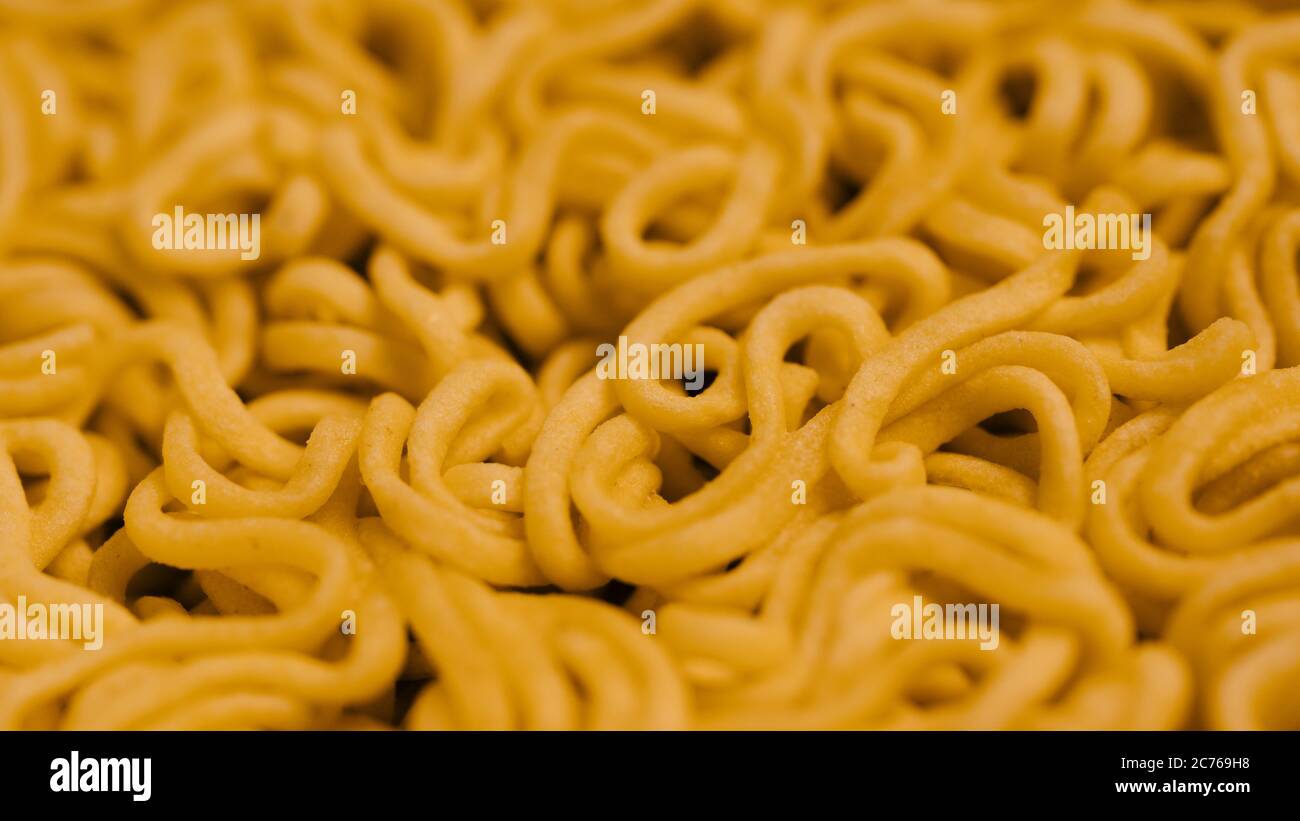 Instant noodles close-up. The texture of the food Stock Photo - Alamy
