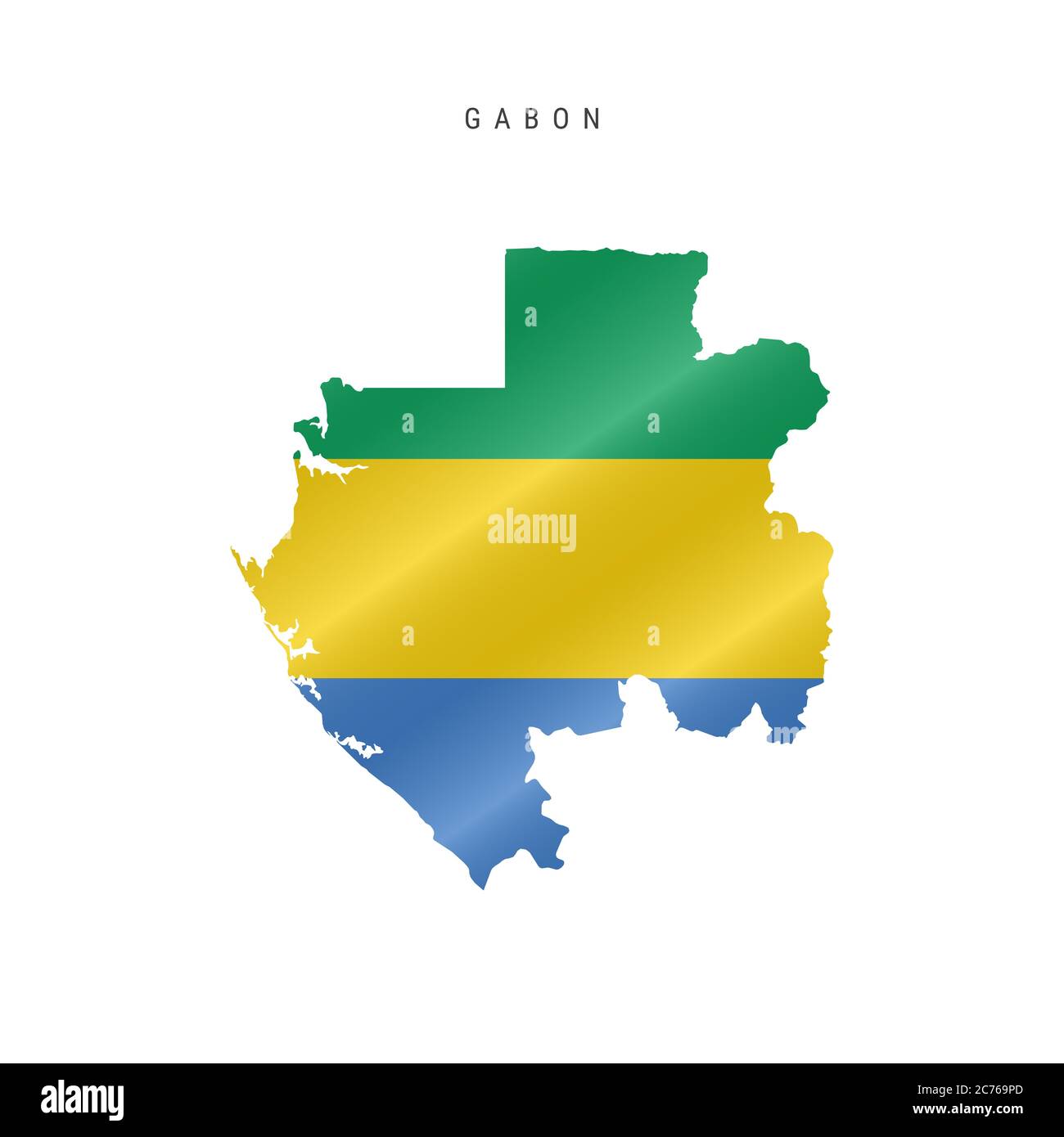 Flag gabon official colors Cut Out Stock Images & Pictures - Alamy