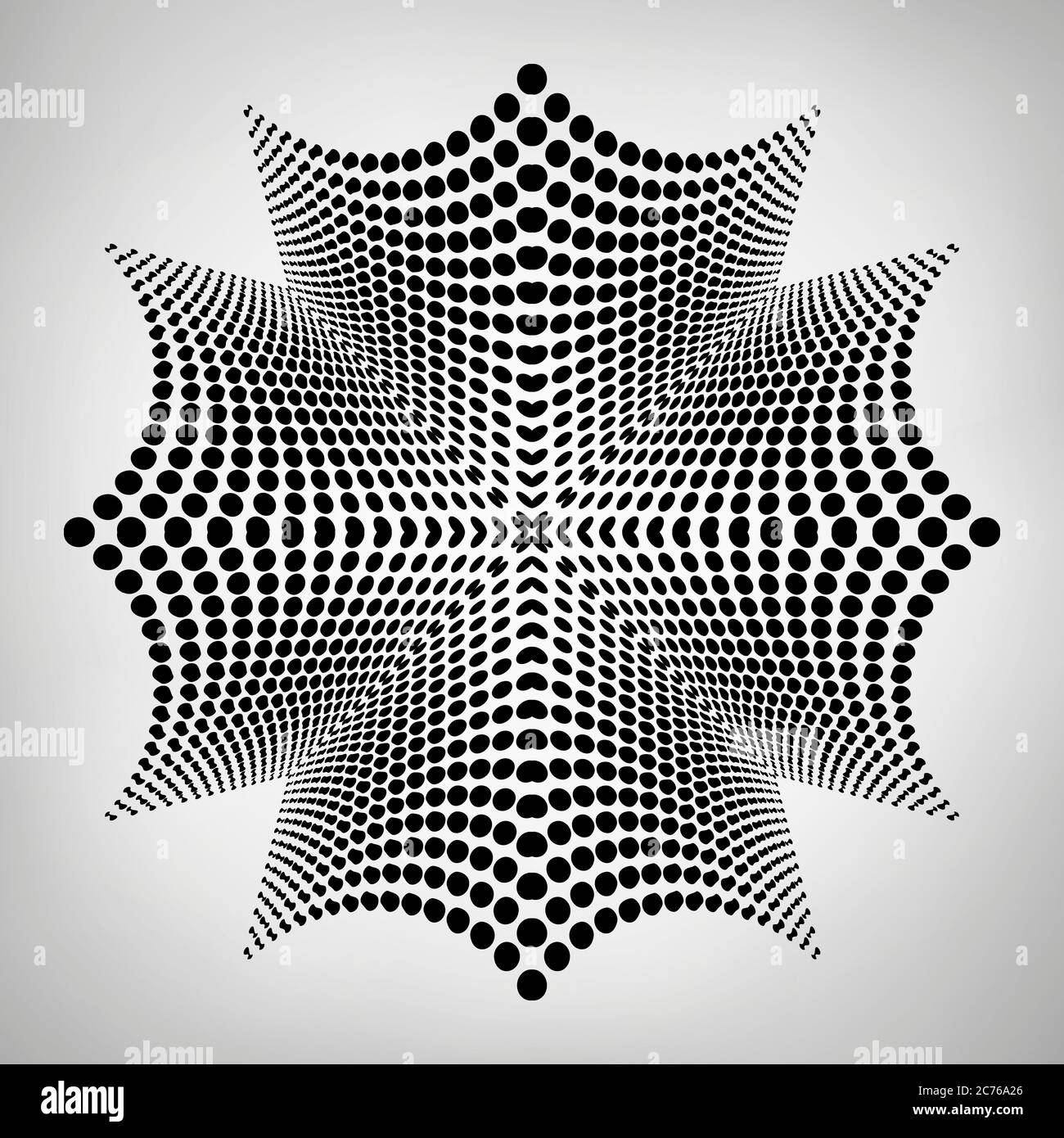 Abstract geometric element with distortion effect Stock Vector Image ...