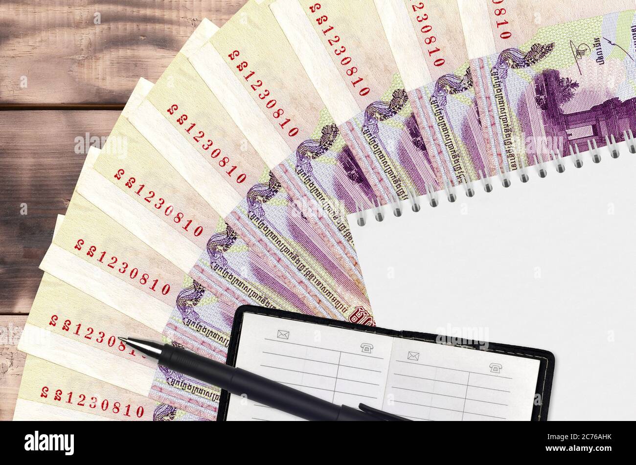 100 riel notes hi-res stock photography and images - Alamy